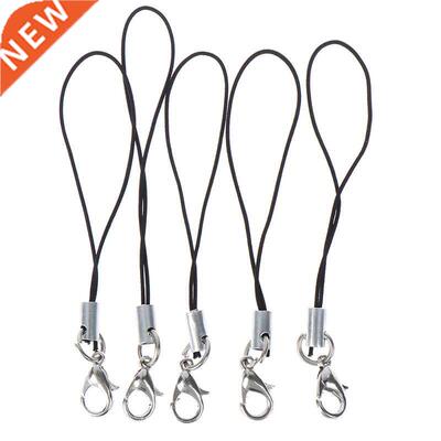 10pcs Lanyard Lariat Cords Lobster Clasp Rope Keychains Hook