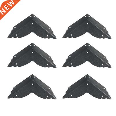 6pcs 70mm Iron Furniture Corner Protector Wrap Corner Desk