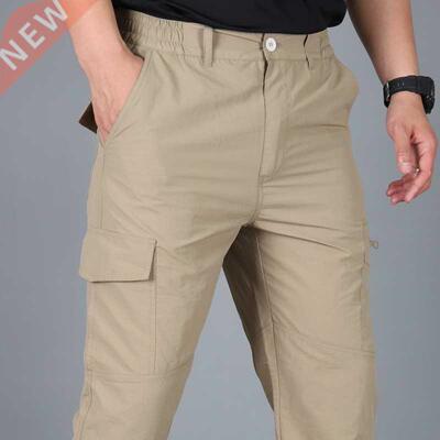 Casual Summer Cargo Pants Men Multiple Pocket Tactical Pants
