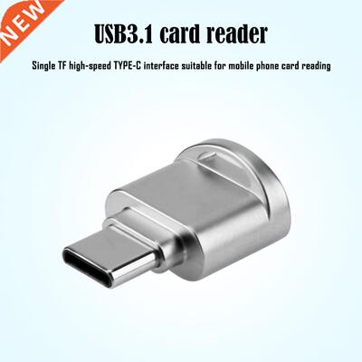 Portable USB 3.1 Type C Card Reader USB-C TF OTG Adapter Con