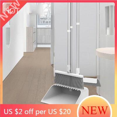 Water Sweeper Foldable Broom Brush Push Dirt Metal Support