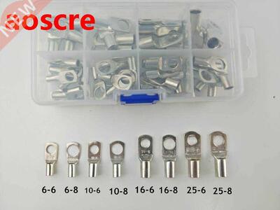 60pcs Bolt Hole Tinned Copper Cable lugs Battery Terminals s