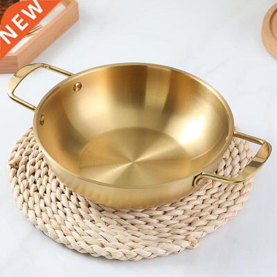 1pc Stainless Steel Seafood Pot Golden Thickened Single