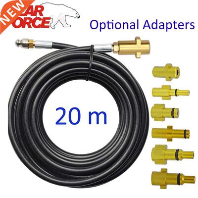20m Sewer Drain Water Cleaning Hose Sewage Pipe blockage cl