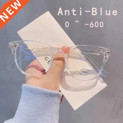 Women Myopia Glasses Men Black Eyeglasses Prescription Short