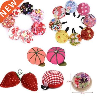 1Pc Pumpkin Ball Shaped  Craft Needle Pin Cushion Holder