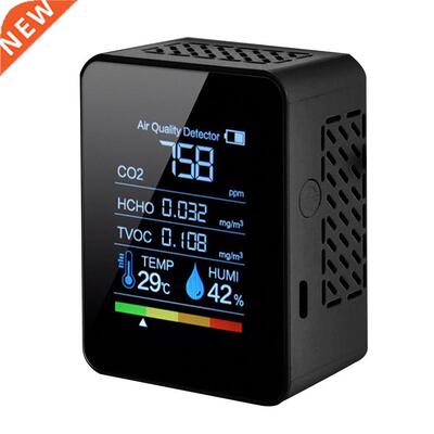 Multfunctonal 5 n 1 CO2 Meter Carbon Doxde TVOC HCHO De