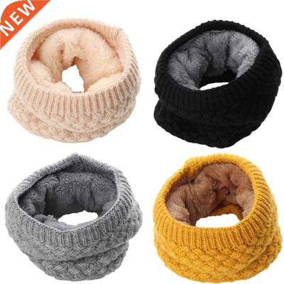 1Pc Winter Warm Brushed Knit Neck Warmer Circle Go Out Wrap