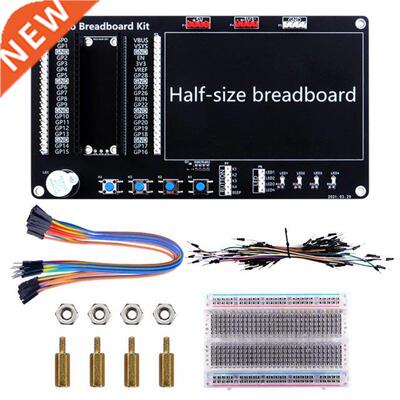 For Raspberry Pi Pico Breakout Breadboard Kit Support LED Li