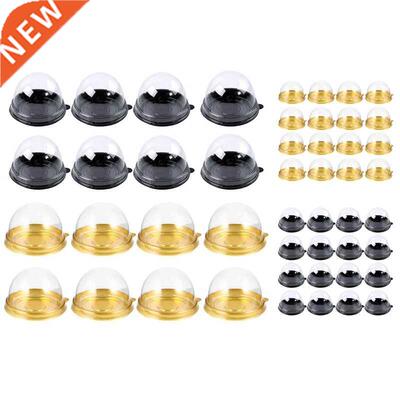 Trnsprent Plstic Moon Cke Box Mini Cupcke Box Biscuit