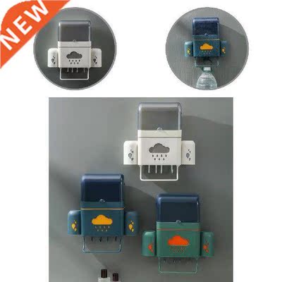 Toothbrush Holder Wall Mounted Moisture-proof Plastic