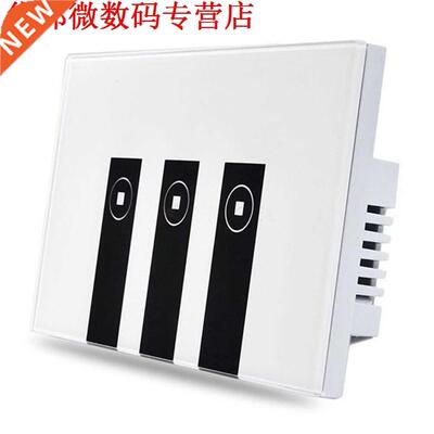 WiFi US Plug Smart Lichtschakelaar, 3 Schakelaars Touch In M