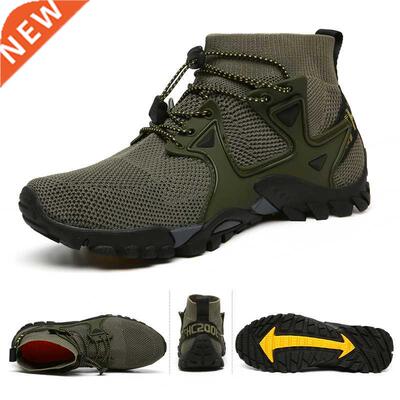 Zapatos de senderismo con malla para hombre, zapatillas depo