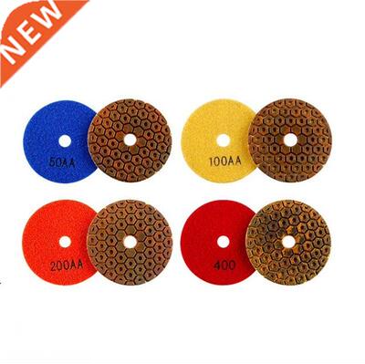 1/4PCS 4Inch Diamond Polishing Pads Copper Bond Wet Polishin