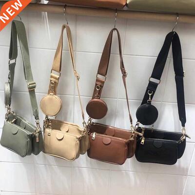 Fashon Sold Color PU Leather Shoulder Messenger Bag Casual