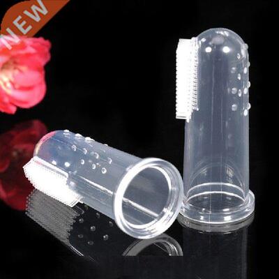 Super Soft Pet Finger Toothbrush Teddy Dog Brush Bad Breath