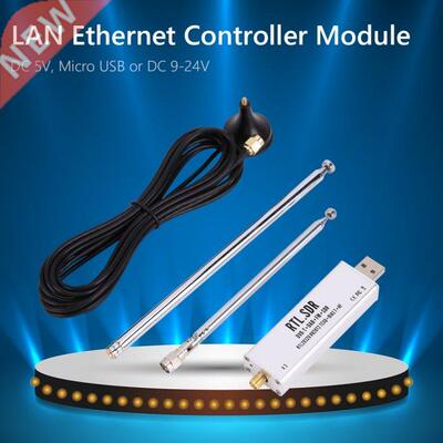 SDR Receiver RTL2832U + R820T2 Chip 1PPM TCXO ADS-B 0.1MHz-1