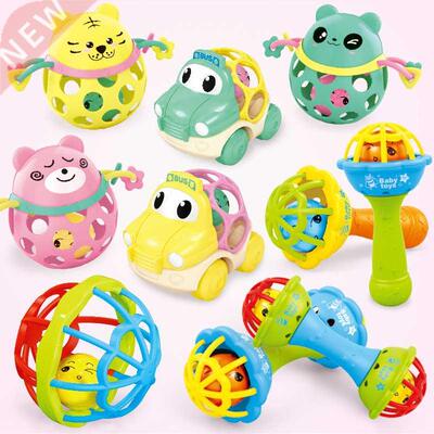 ay Rattles Toy Soft Ruer ay Hand ell Rattles Fitness
