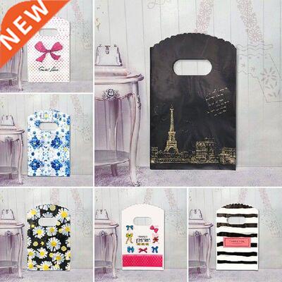 50pcs/lot Various Patterns Jewelry Plastic Bag Heart-Shaped
