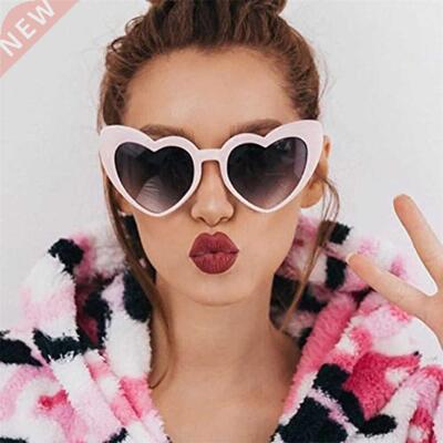 Love Heart Sunglasses Women Big Frame Personality Sunglass S