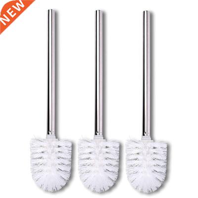 3 Pack Toilet spare brush brush head white stainless steel