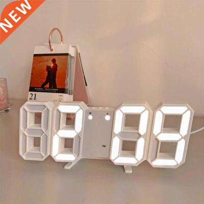 LED Digital Clocks Alarm Nordic Wall Clocks Hanging Watch Sn