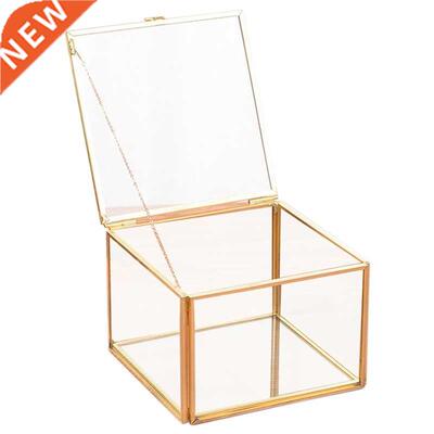 Square Openng Glass Geometry Garden Jewelry Boxs Mrror