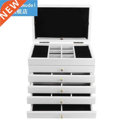 6 Layer Jewelry Box Container Organizer 适用于 Rings Bracele