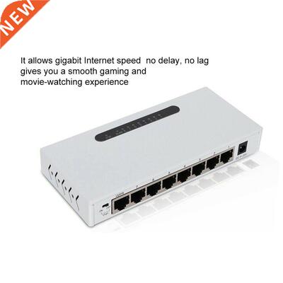 8-Port PoE Network Switch Unmanaged Gigabit 1000M Ethernet S