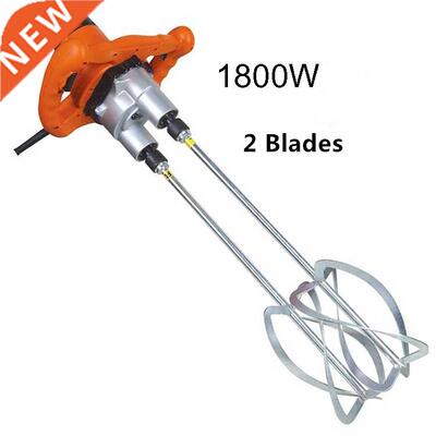 1800W Cement Mixer Concrete Grout Painting Hand Power Mixer