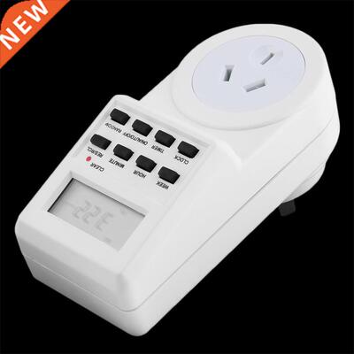 7 Day Electronic LCD Plug-in 12/24 Hour Timer Switch Plug So
