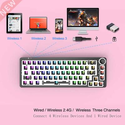 60 Percent NKRO  Mechanical Hotswap Keyboard Kits Ergonom