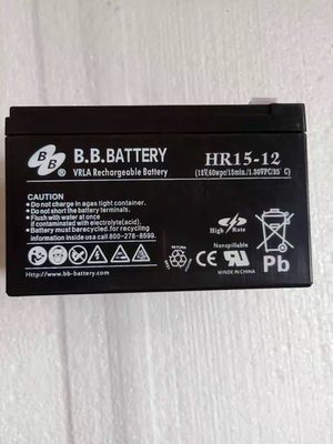 HR15-12 BB 12V-15AH 美美 BATTERY 阀控式密封蓄电池消防电梯