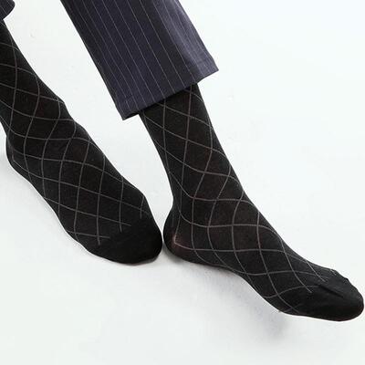 Business Mens Socks Mercerized Suit Foreignamazon
