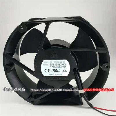 议价原装DELTADC48V1.65A1725117CM轴流散热风扇EFB1548XHG