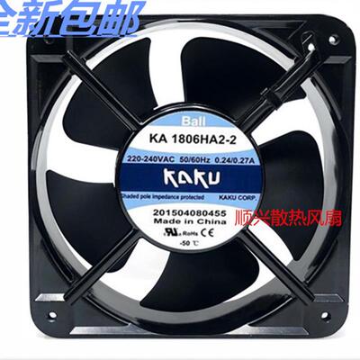 议价卡固KA1806HA2-2220V18060轴流风机散热风扇0.24/0.27A