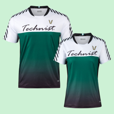 Technist韩国2023新品运动短袖羽毛球服男女运动T恤速干吸汗上衣1