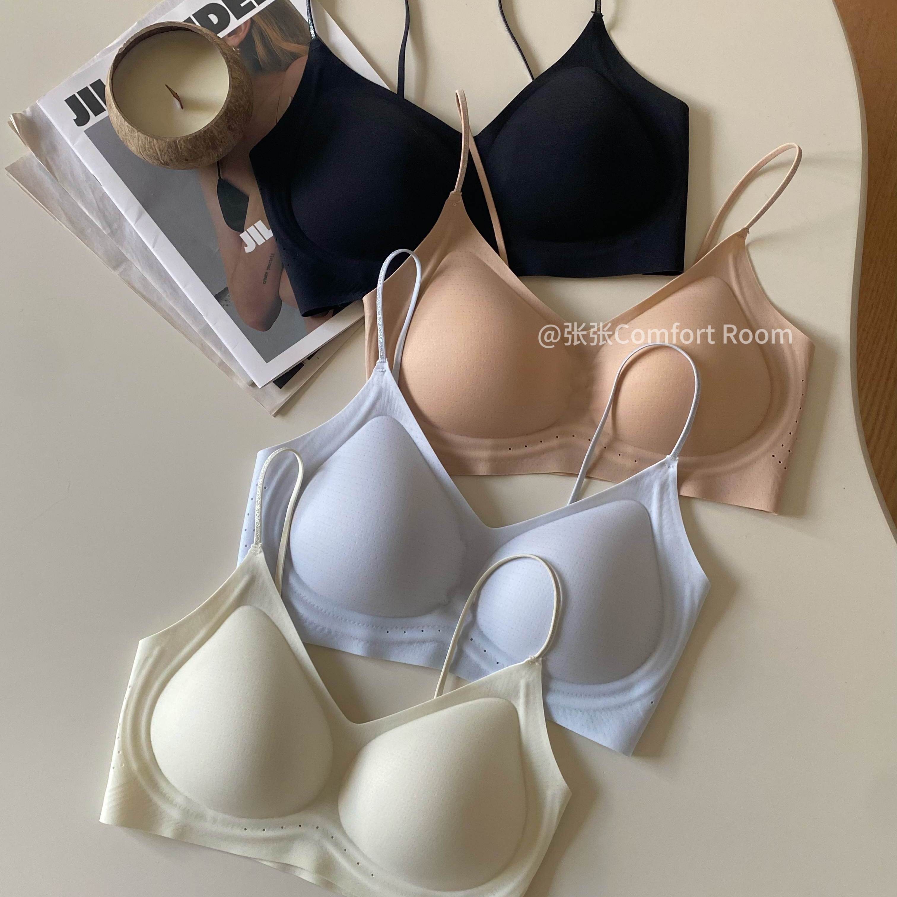 【冰感】舒适轻薄透气丨无痕内衣细肩带夏季小胸无钢圈美背 商品图