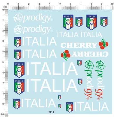 1518-12514 ITALIA CHERRY PRODIGY 模型用水贴
