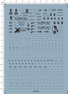 62318-A5817 HG XM-X1 CROSSBONE X-1 骷髅全武装型gd水贴现货