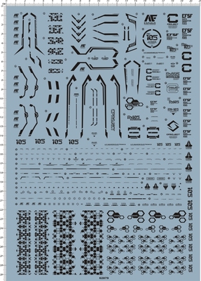 62879-B704 整版胶 RX-105 哈萨维 柯西 gd水贴纸11 现货