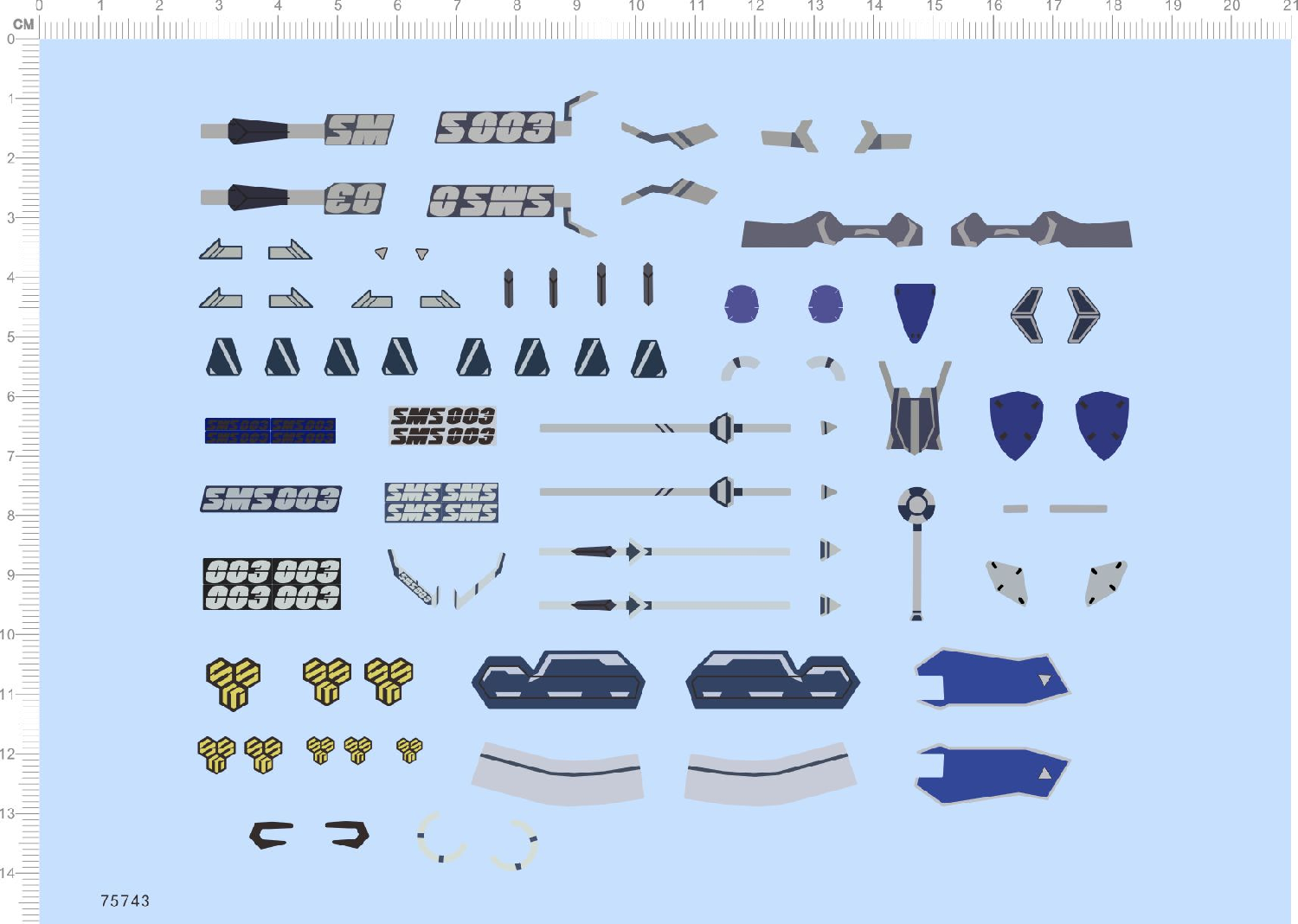 75743超时空要塞 ACKS MC-07 VFG VF-25G-2比例模型水贴2310_虎窝淘