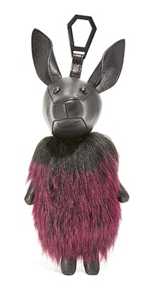 现货美国丑萌毛绒钥匙圈箱包饰物