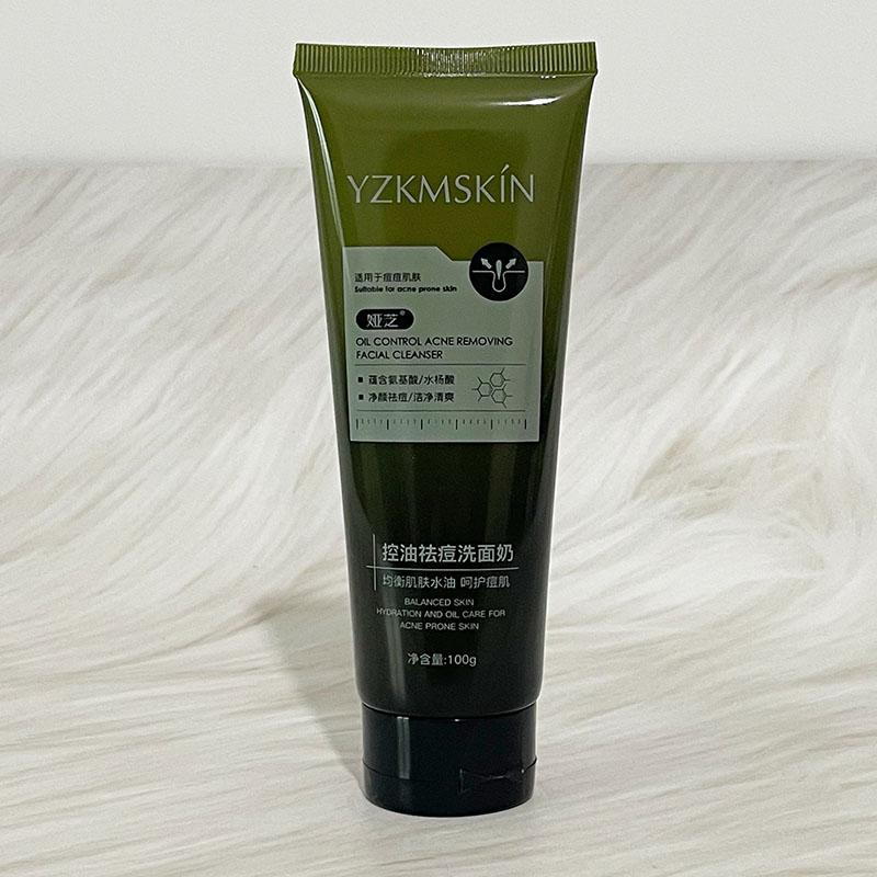 娅芝水杨酸控油祛痘洗面奶深层清洁控油洁面乳氨基酸除螨洁面泡沫