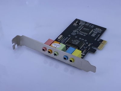 PCIe 5.1台式机内置全双工影音乐立体声卡 PCI-E 5.1声道CMI8738