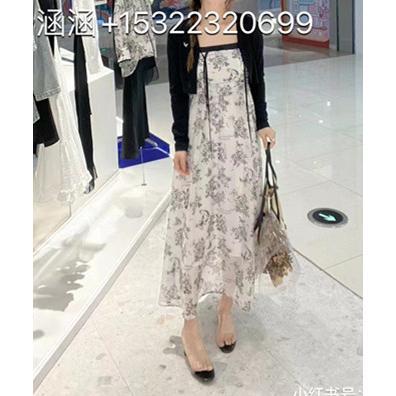 水墨画*长裙柠檬绿茶显瘦