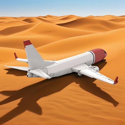 MOC-65055益智拼装飞机积木模型