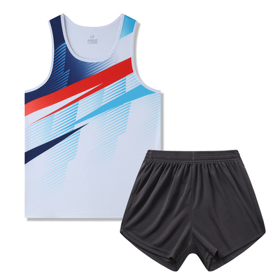 田径服套装男女体育生训练服背心比赛服定制运动服三分裤跑步速干