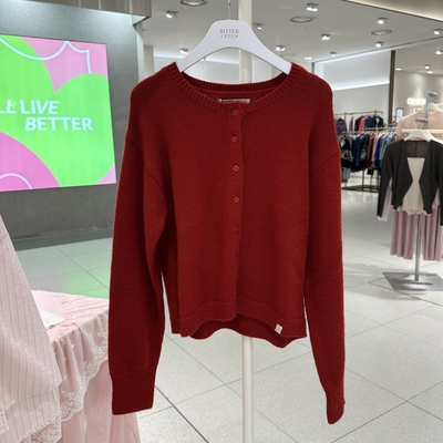 不退换全韩百货BITTERCELLS韩国代购25秋针织开衫 B247KT05 5I13