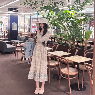 【小梨推荐】不退换韩代THURSDAYISLAND26连衣裙T262MOP135W 6B10